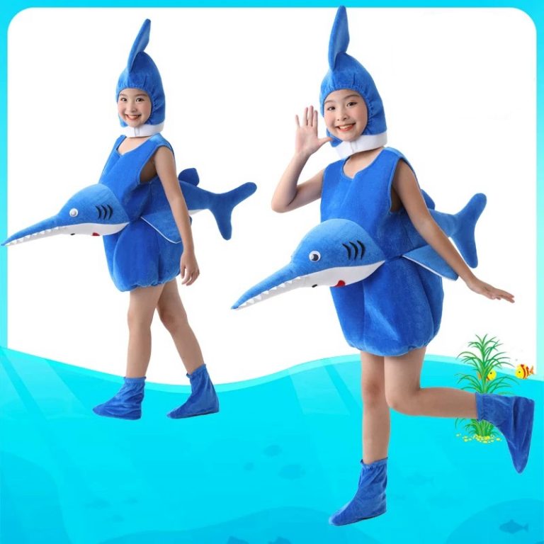 Under Water World Costume – Pink / Blue Megalodon – VIP Educational ...