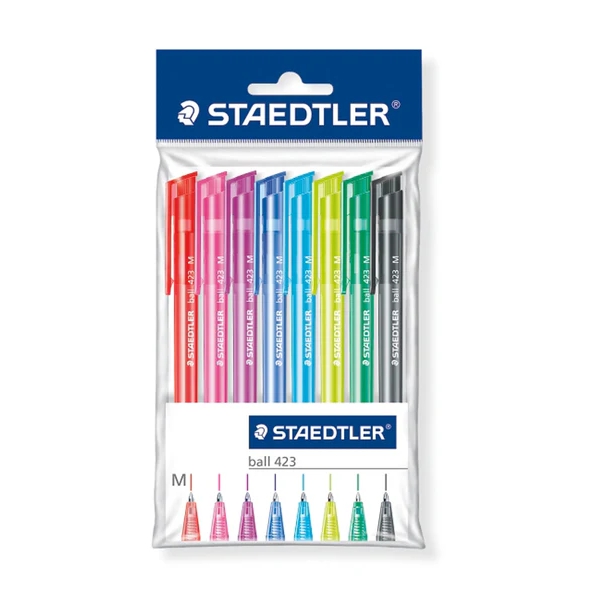Staedtler Ballpoint Pen 423 Pack of 8 – VIP Educational Supplies Pte Ltd